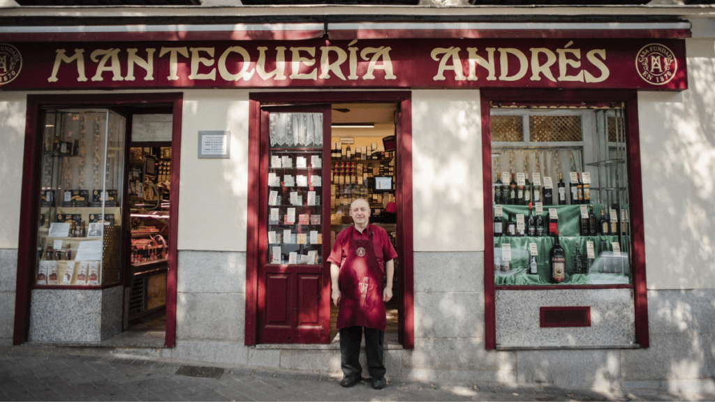 Mantequería Andrés, un museo gastronómico con 150 años de historia