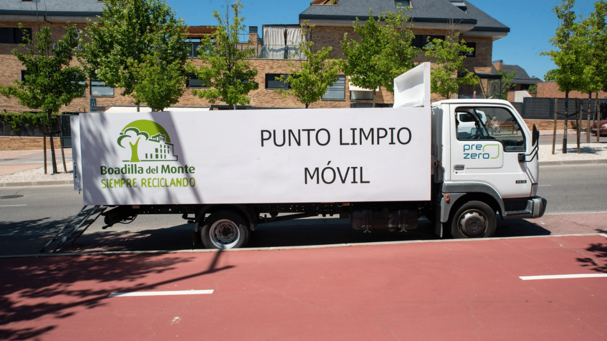 Horario y ubicaciones del Punto Limpio Móvil de Boadilla